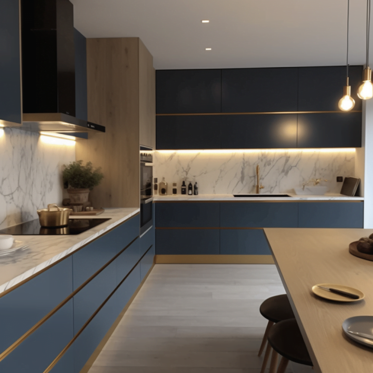 L-shape fitted kitchens, bespoke L shapped kitchen projects in London ...